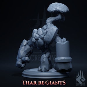 Stone Golem - Giant Stone Golem Earth Elemental - Etsy