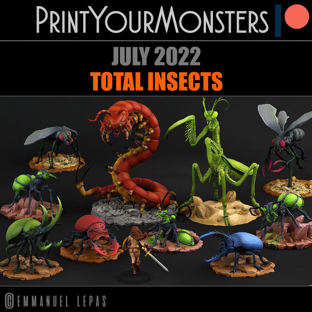 Total Insects Monster Attack Pack - Etsy