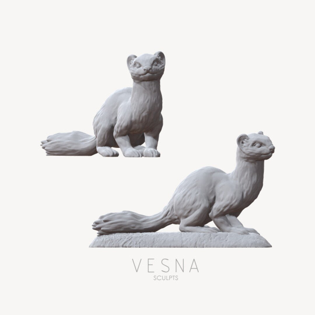 Weasel Animal Companion Set Miniatures Set - Etsy