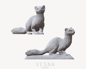 Giant Weasel Mini DND Pathfinder Dungeons & Dragons - Etsy