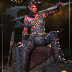 Karlach DND Character Diorama or Bust - Etsy