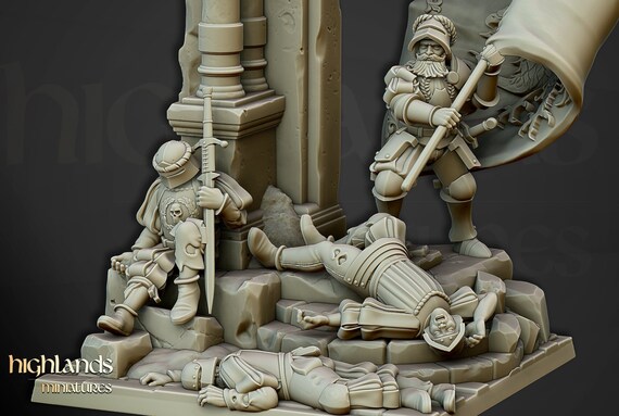 The Last Stand Highlands Miniatures - Etsy