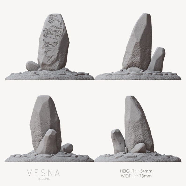 Ancient Stones Rune Stone Terrain Set - Etsy