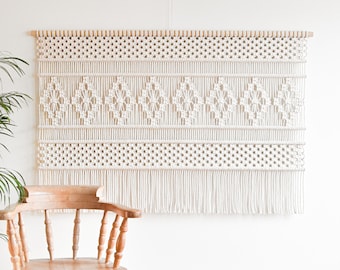 Macrame PATTERN Written PDF and Knot Guide Diy Macrame Wall Hanging ...