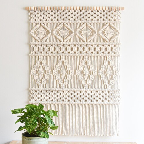 Macrame Wall Hanging Pattern Macrame Beginner Pattern DIY - Etsy