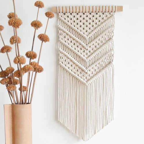 Macrame PATTERN Written PDF and Knot Guide Diy Macrame - Etsy