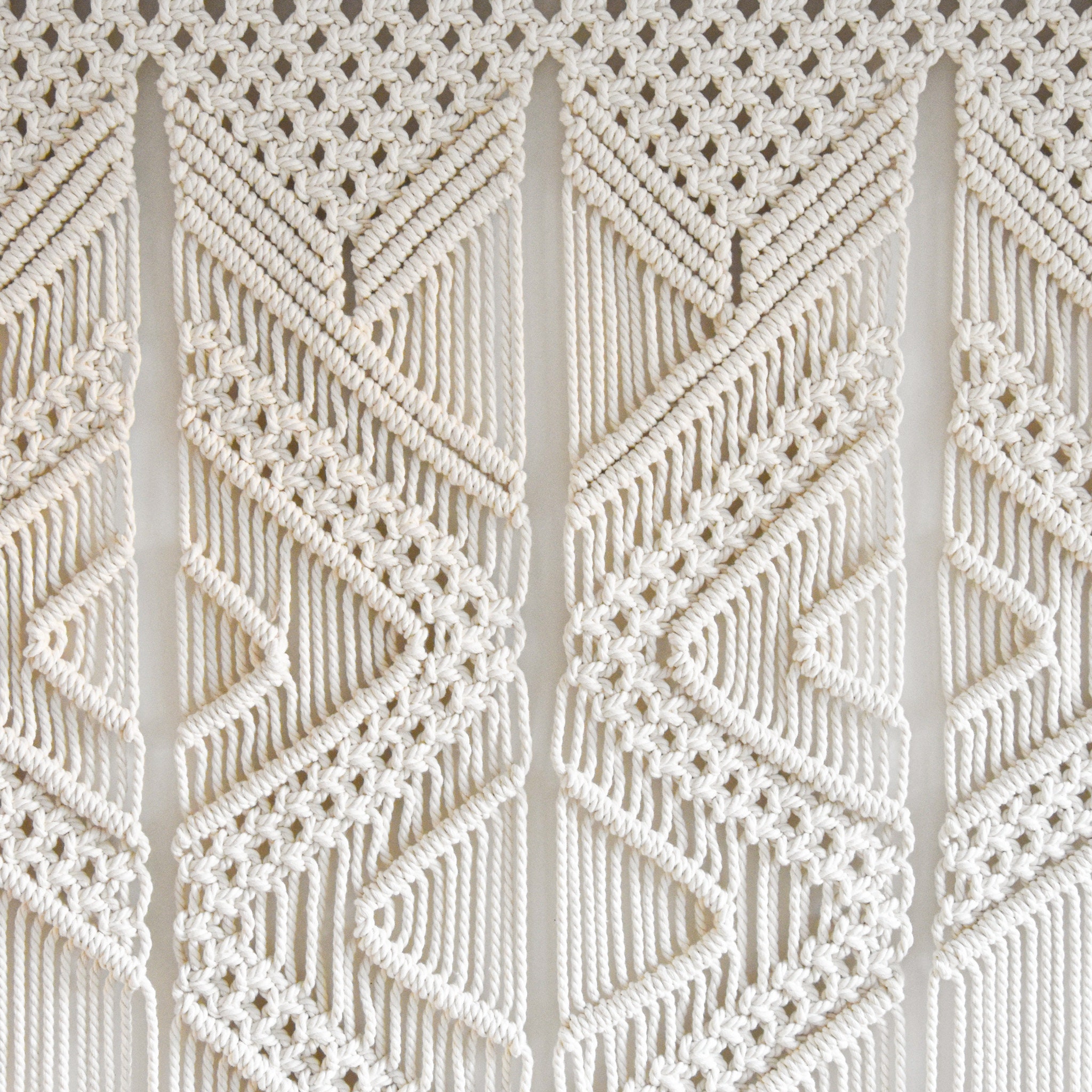 Macrame PATTERN Written PDF and Knot Guide Diy Macrame - Etsy