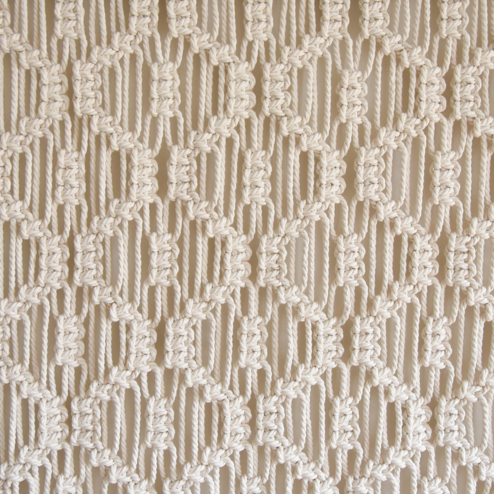 Macrame PATTERN Written PDF and Knot Guide Diy Macrame - Etsy