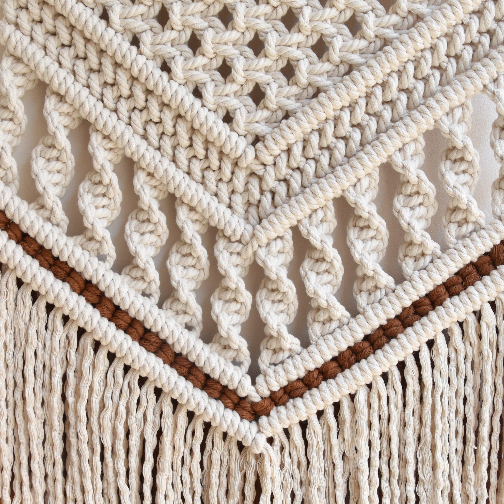 Macrame PATTERN Written PDF and Knot Guide Diy Macrame - Etsy