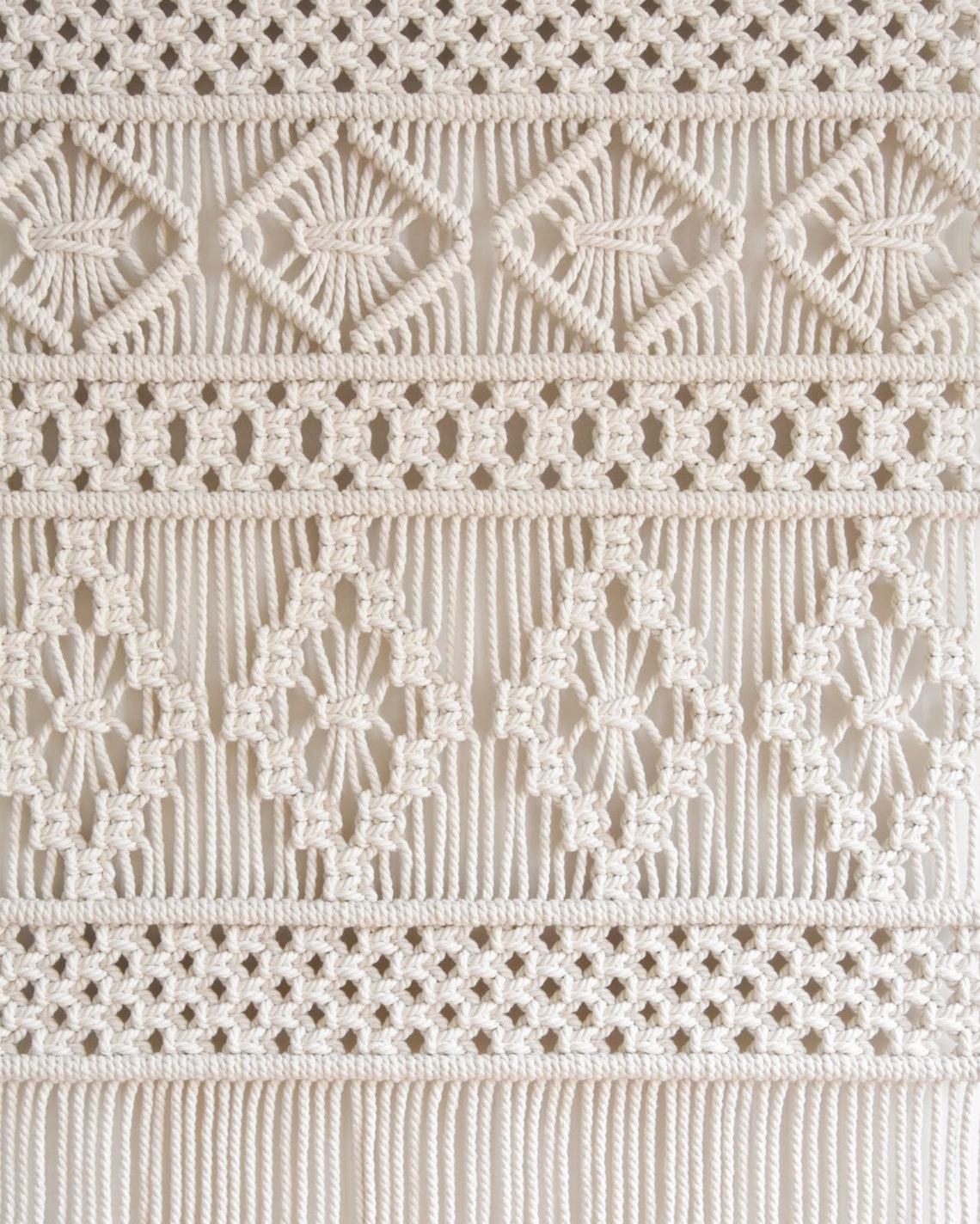 Macrame PATTERN Written PDF and Knot Guide Diy Macrame | Etsy