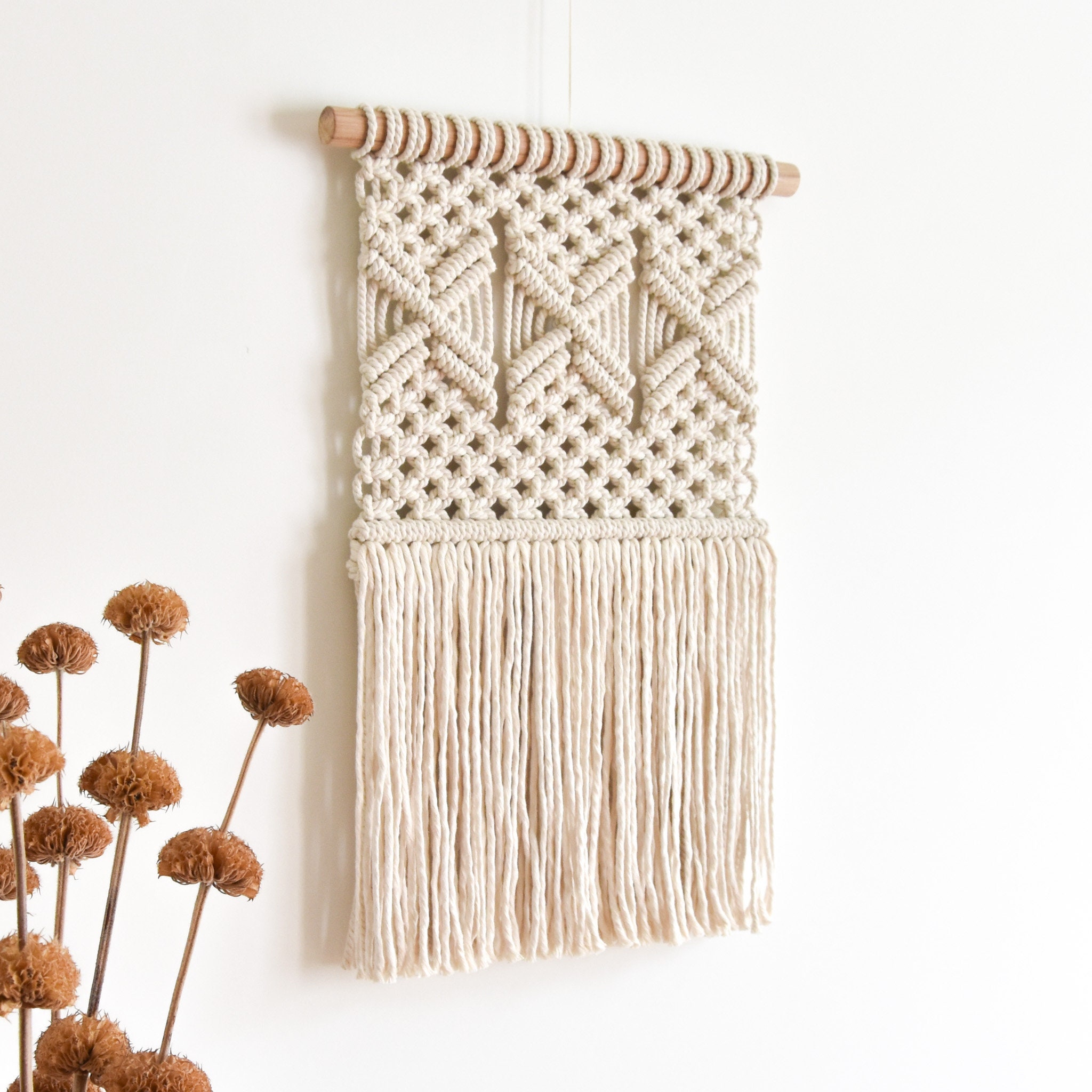Macrame PATTERN Written PDF and Knot Guide Diy Macrame - Etsy
