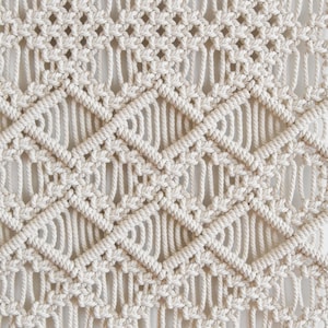 Macrame PATTERN - Written PDF and Knot Guide - Diy Macrame Wall Hanging ...