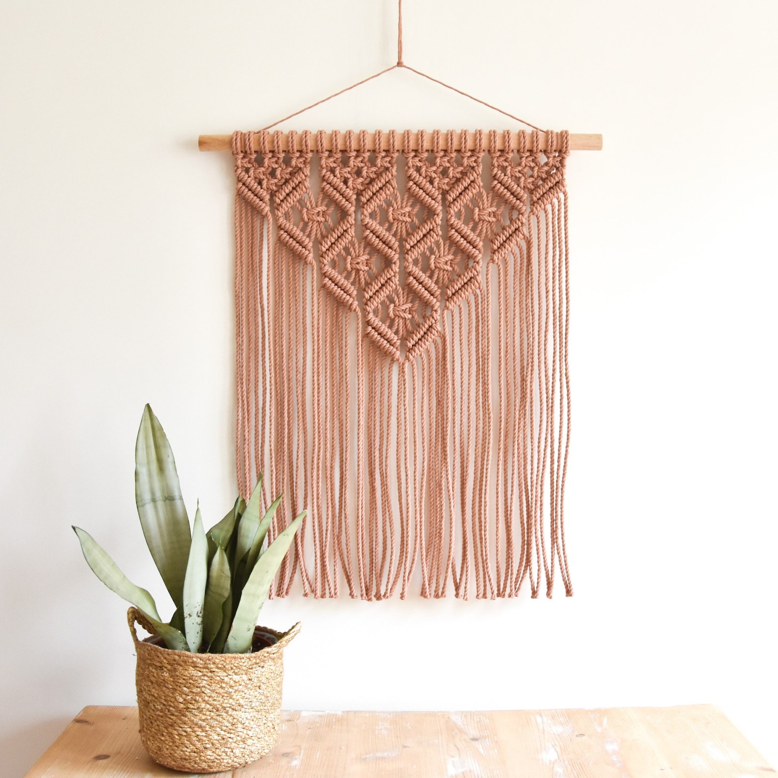 Macrame PATTERN - Written PDF and Knot Guide - Diy Macrame Wall Hanging ...