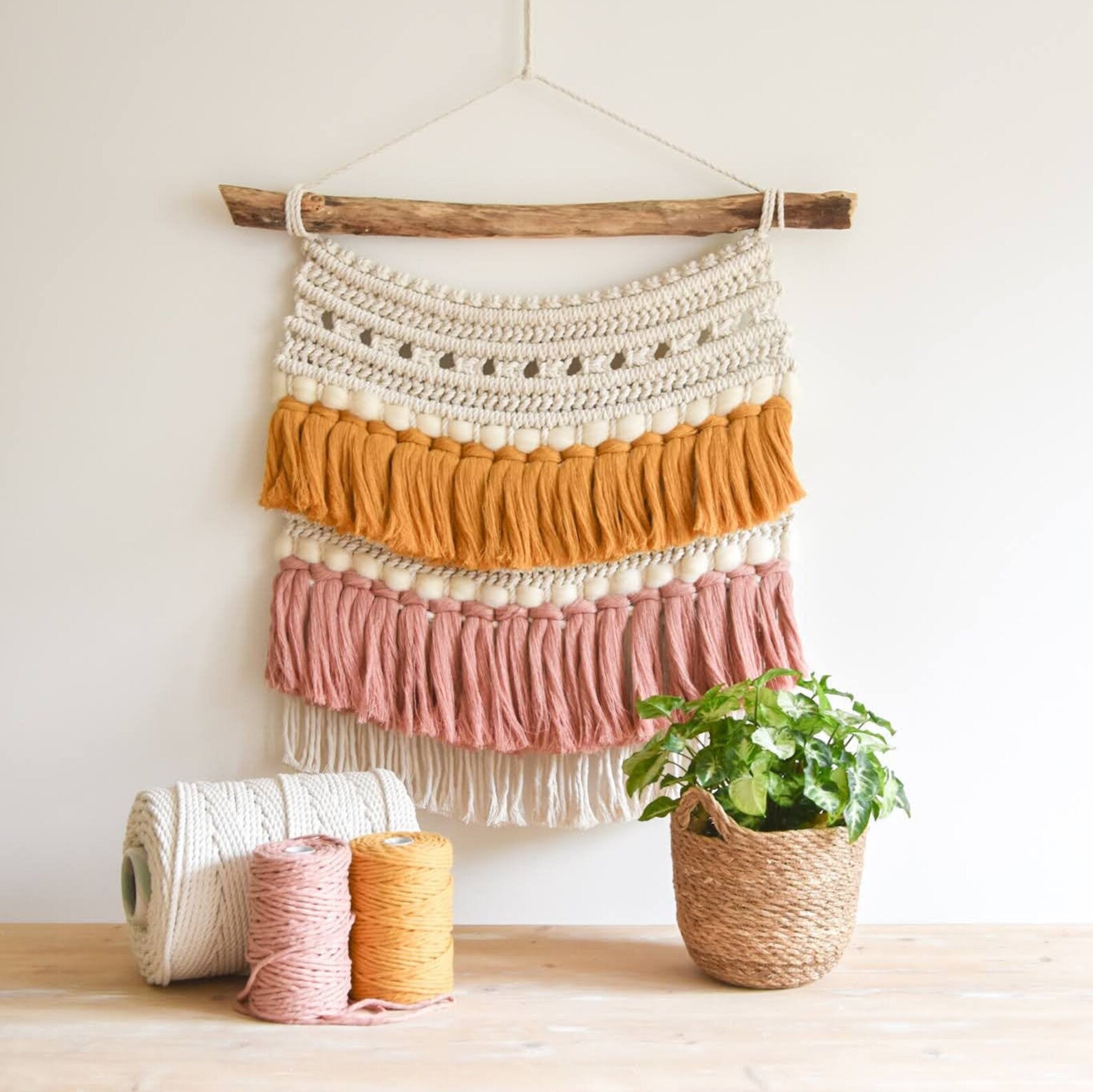 Macrame PATTERN Written PDF and Knot Guide diy macrame | Etsy