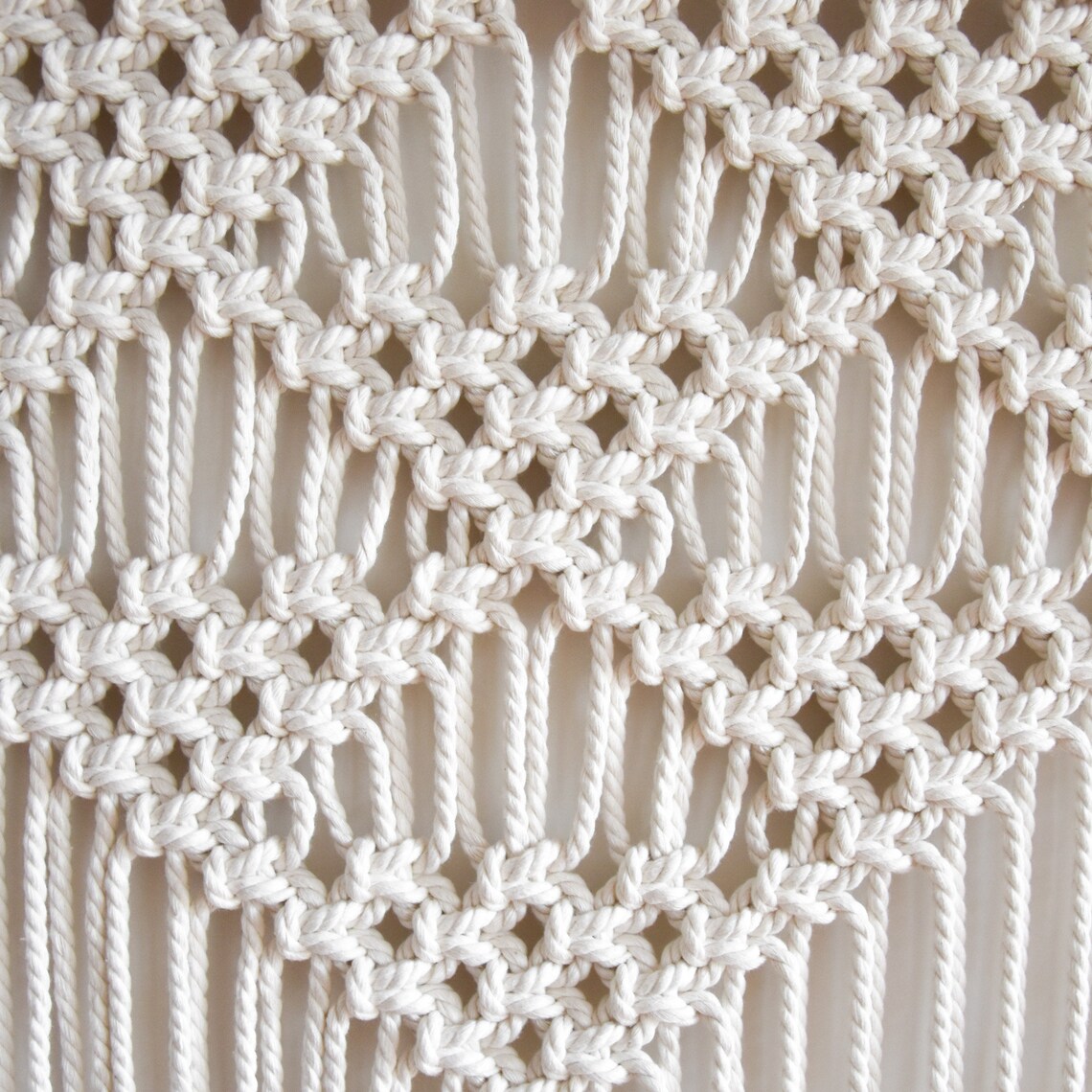 Macrame PATTERN Written PDF and Knot Guide Diy Macrame - Etsy