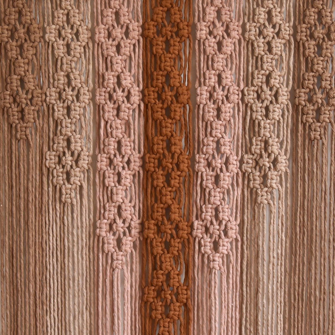 Macrame PATTERN - Written PDF and Knot Guide - Diy Macrame Wall Hanging ...