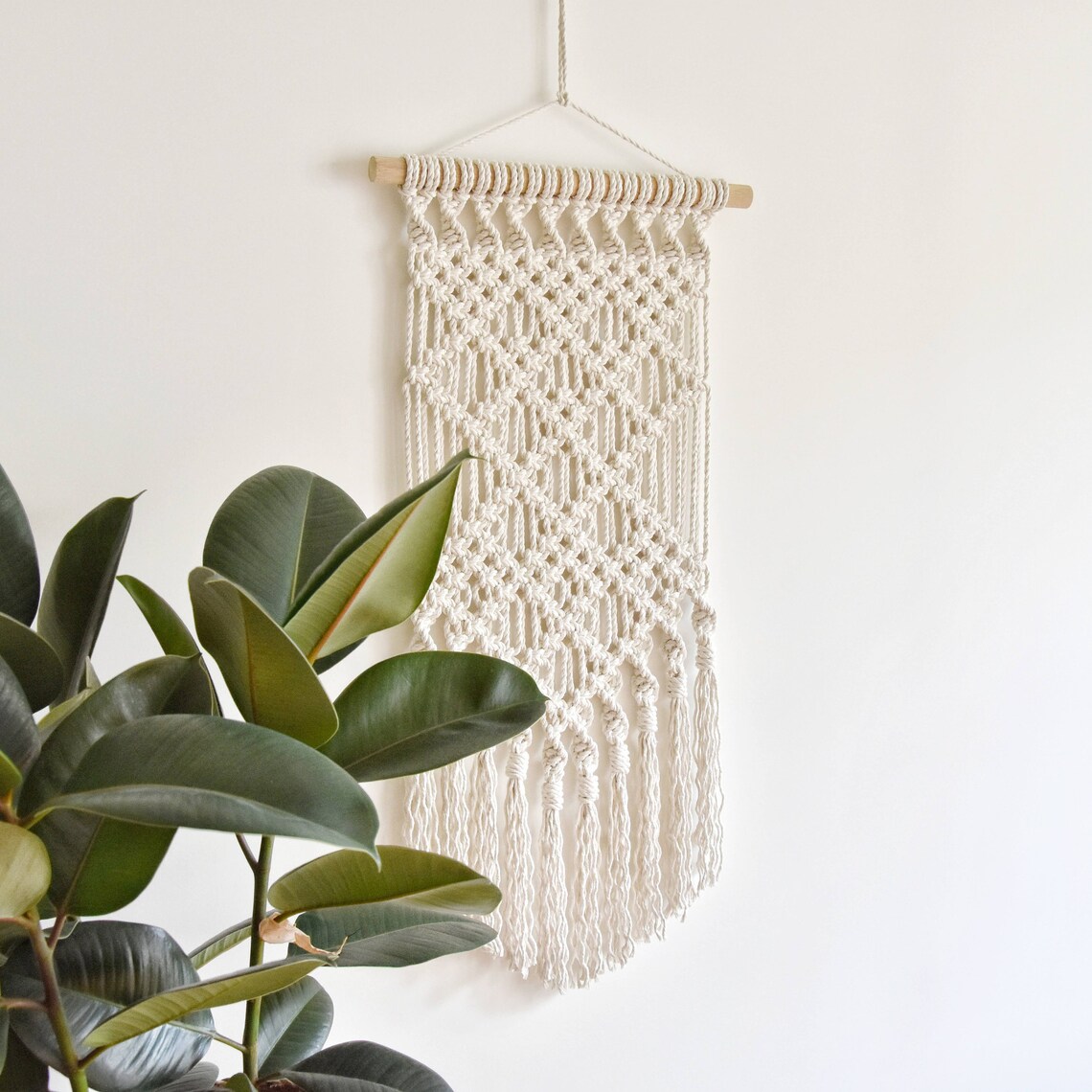 Macrame PATTERN Written PDF and Knot Guide Diy Macrame | Etsy