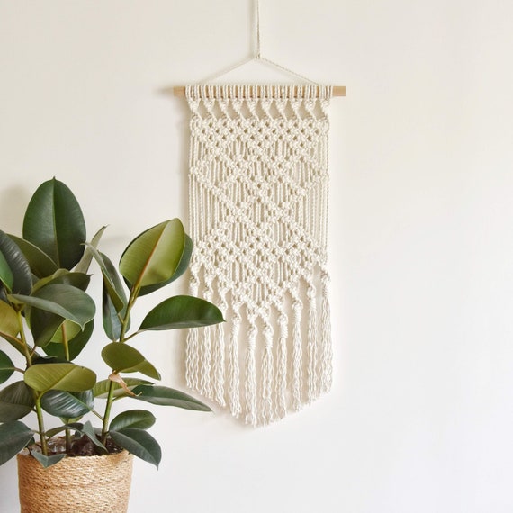 Macrame PATTERN Written PDF and Knot Guide Diy Macrame | Etsy
