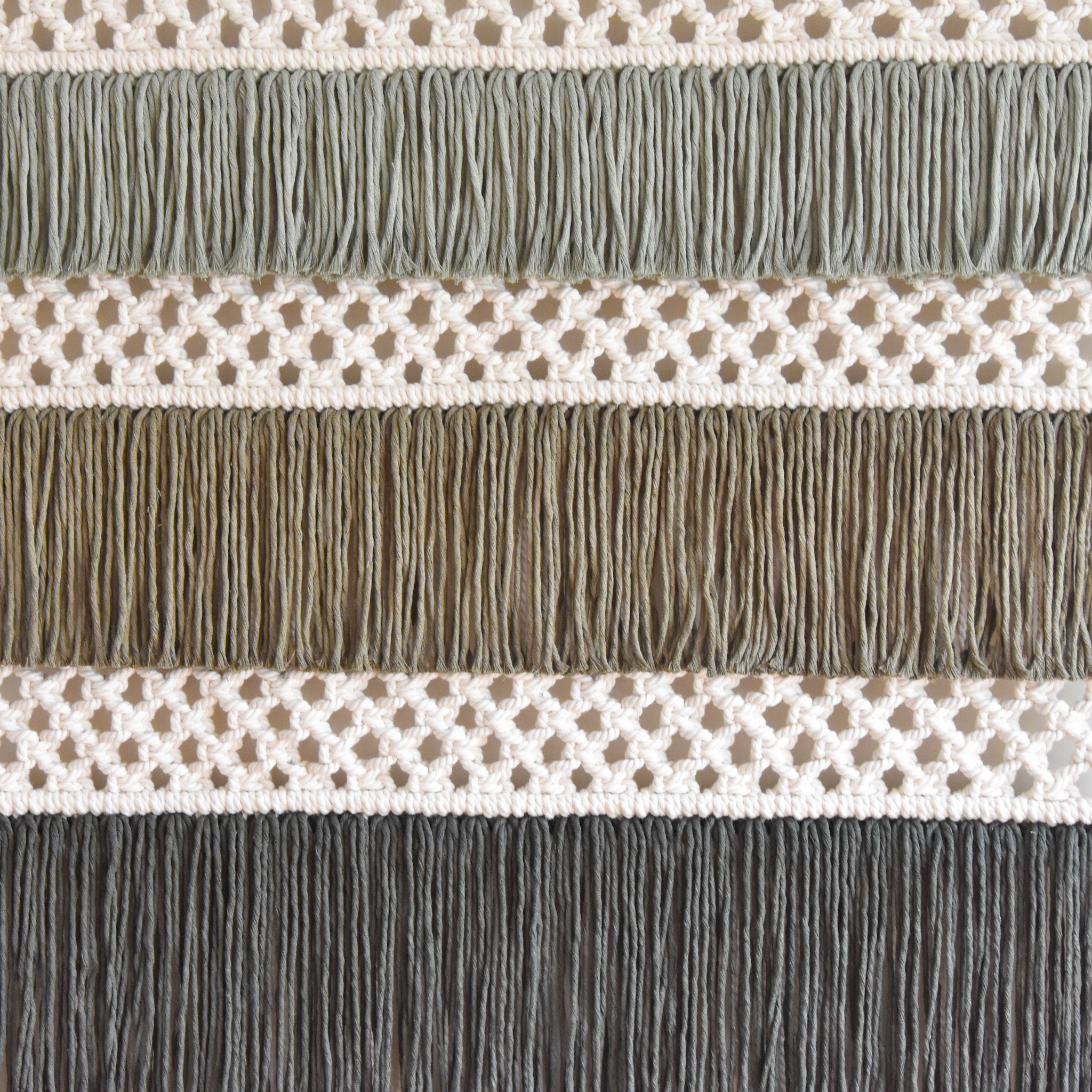 Macrame PATTERN Written PDF and Knot Guide Diy Macrame - Etsy