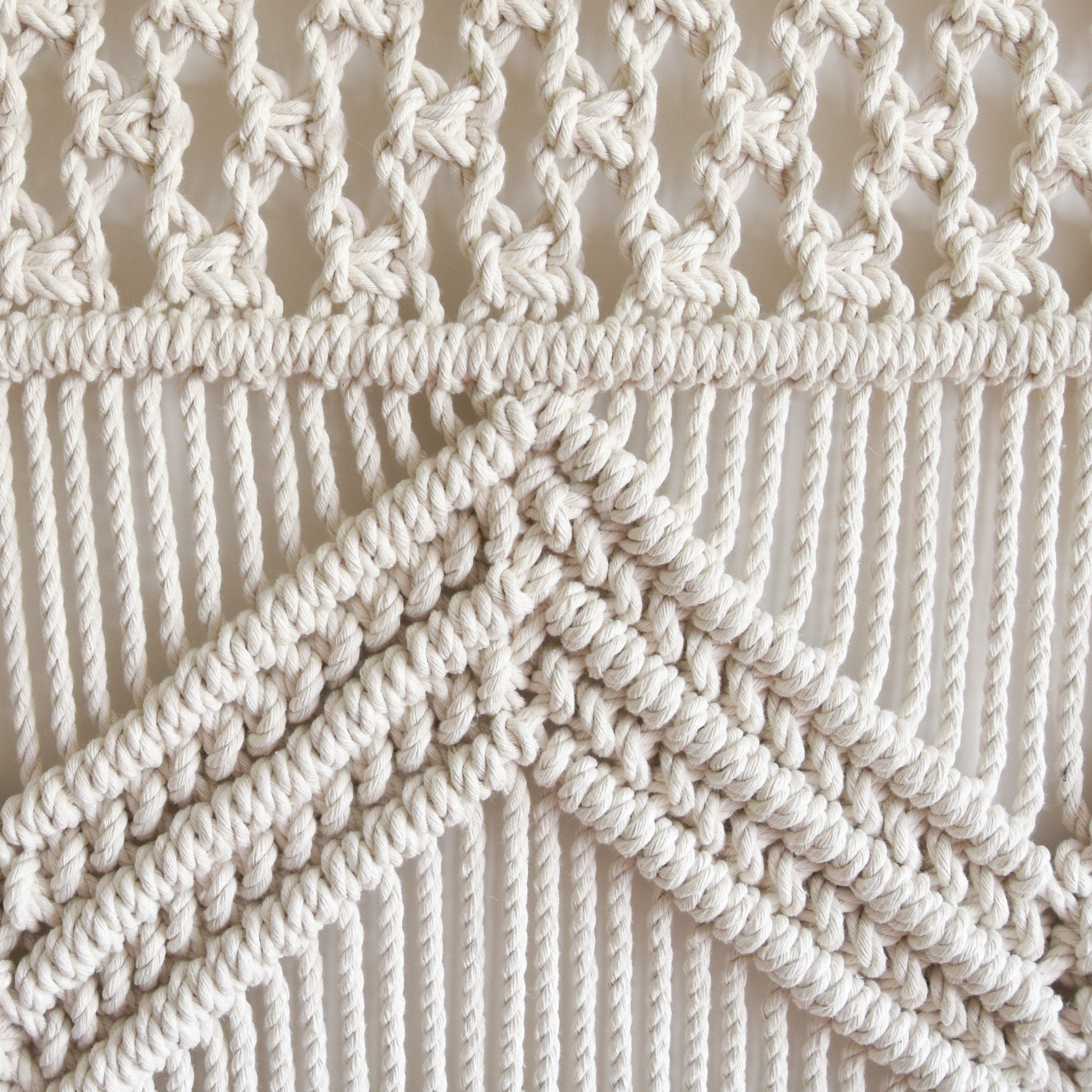 Macrame PATTERN - Written PDF and Knot Guide - Diy Macrame Wall Hanging ...