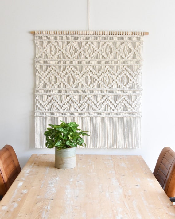 Macrame PATTERN Written PDF and Knot Guide Diy Macrame | Etsy