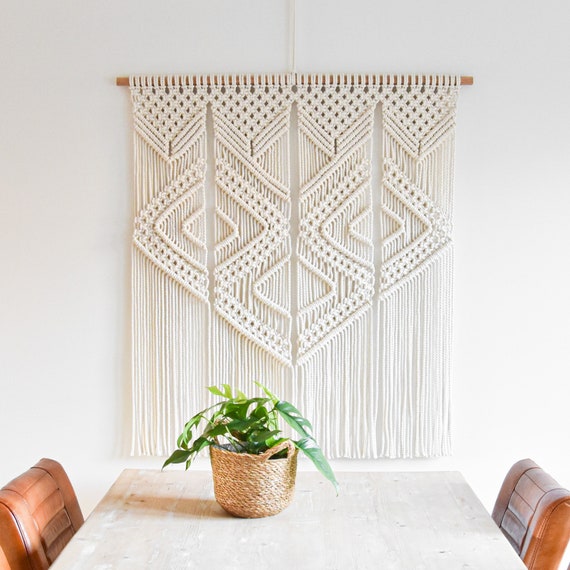 Macrame PATTERN Written PDF and Knot Guide Diy Macrame - Etsy