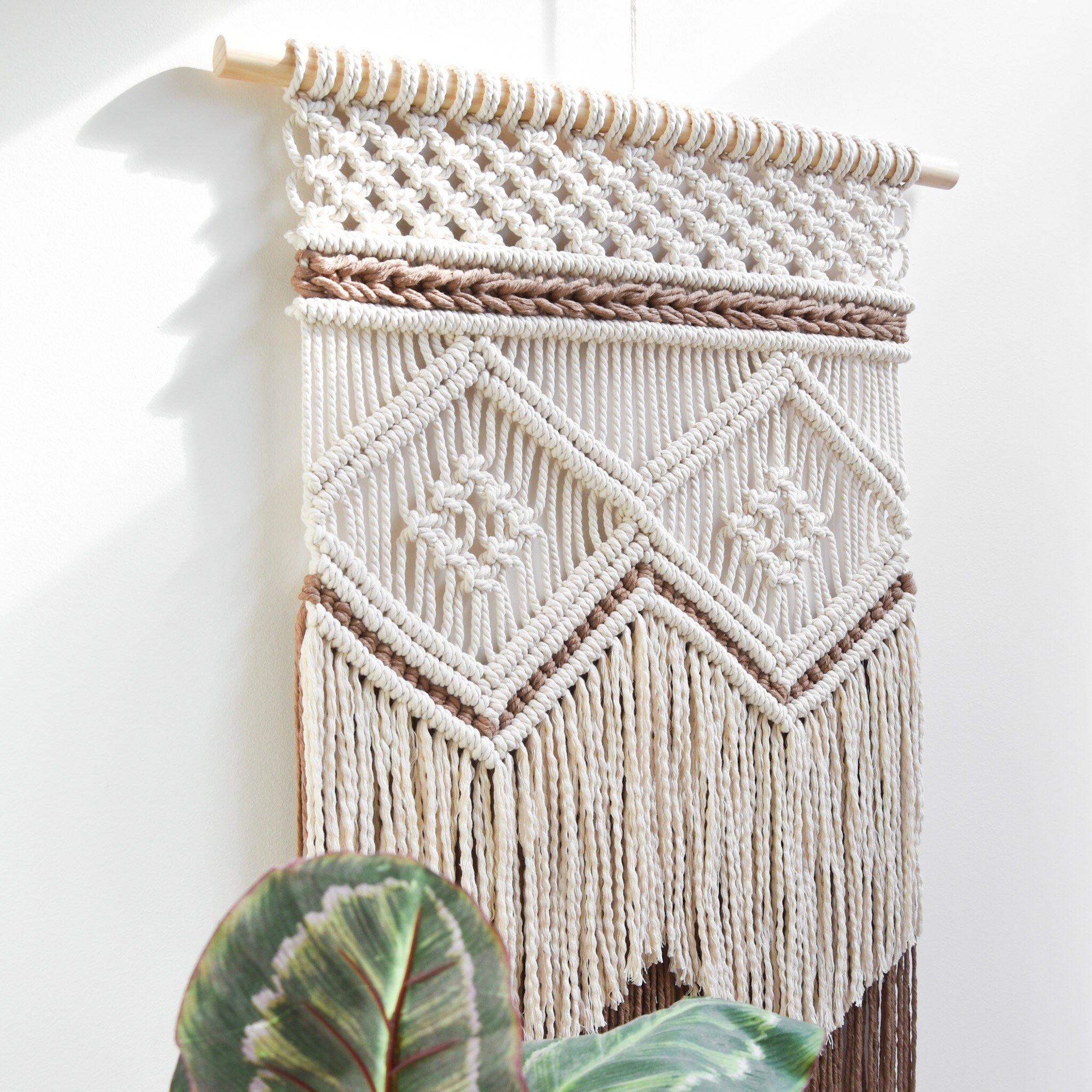 Macrame PATTERN Written PDF and Knot Guide Diy Macrame - Etsy