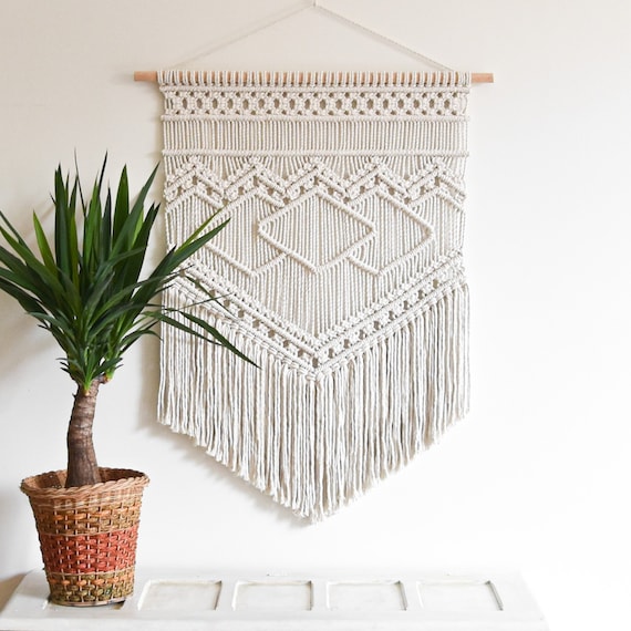 Macrame PATTERN Written PDF and Knot Guide Diy Macrame - Etsy