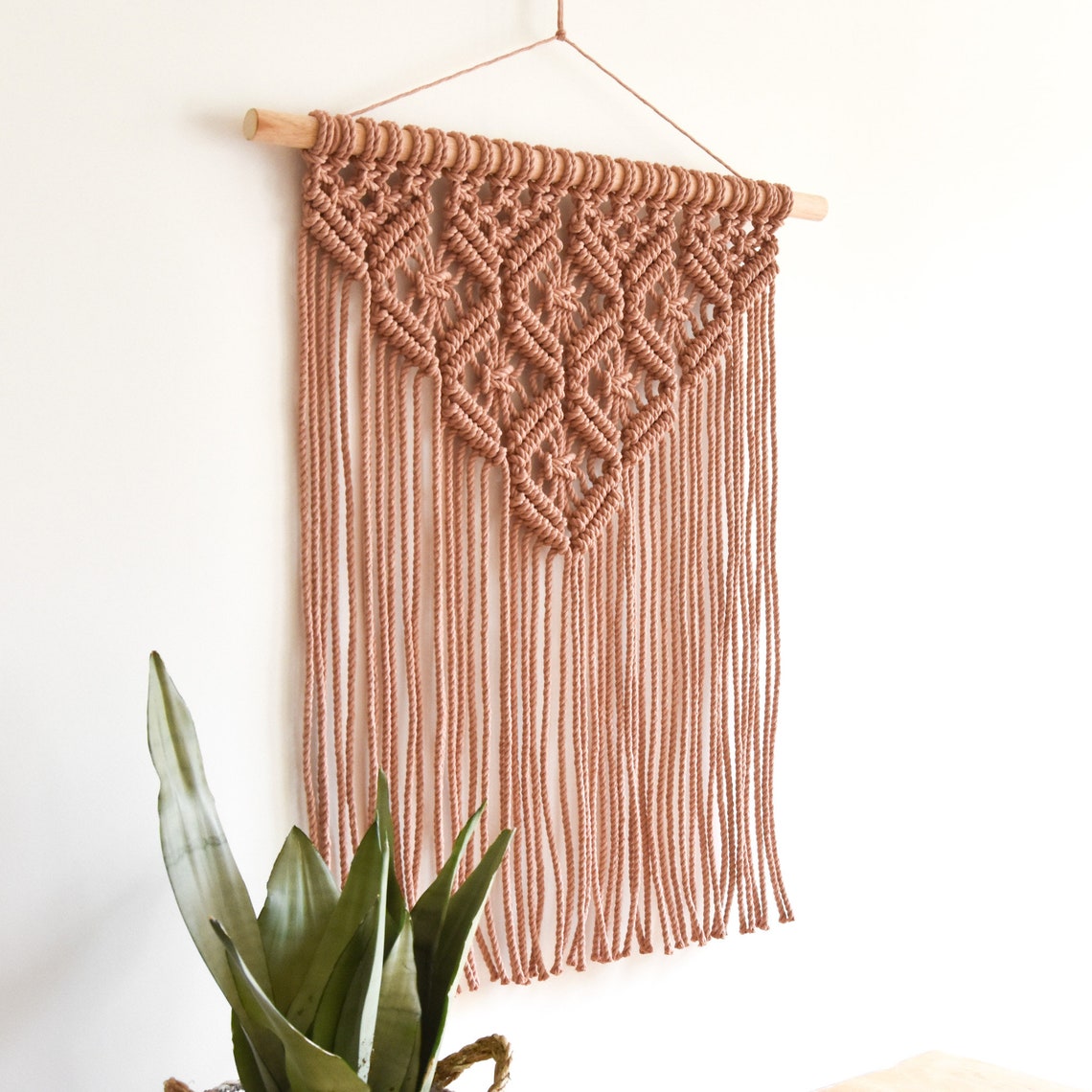 Macrame PATTERN - Written PDF and Knot Guide - Diy Macrame Wall Hanging ...