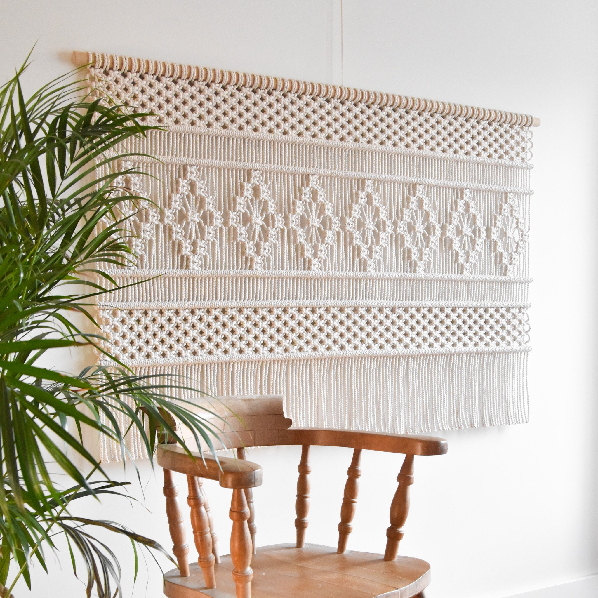 Macrame PATTERN Written PDF and Knot Guide Diy Macrame - Etsy