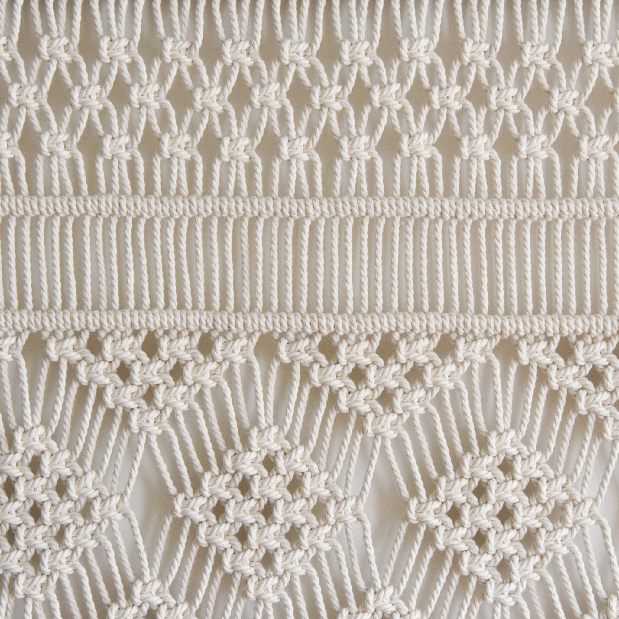 Macrame PATTERN Written PDF and Knot Guide Diy Macrame - Etsy