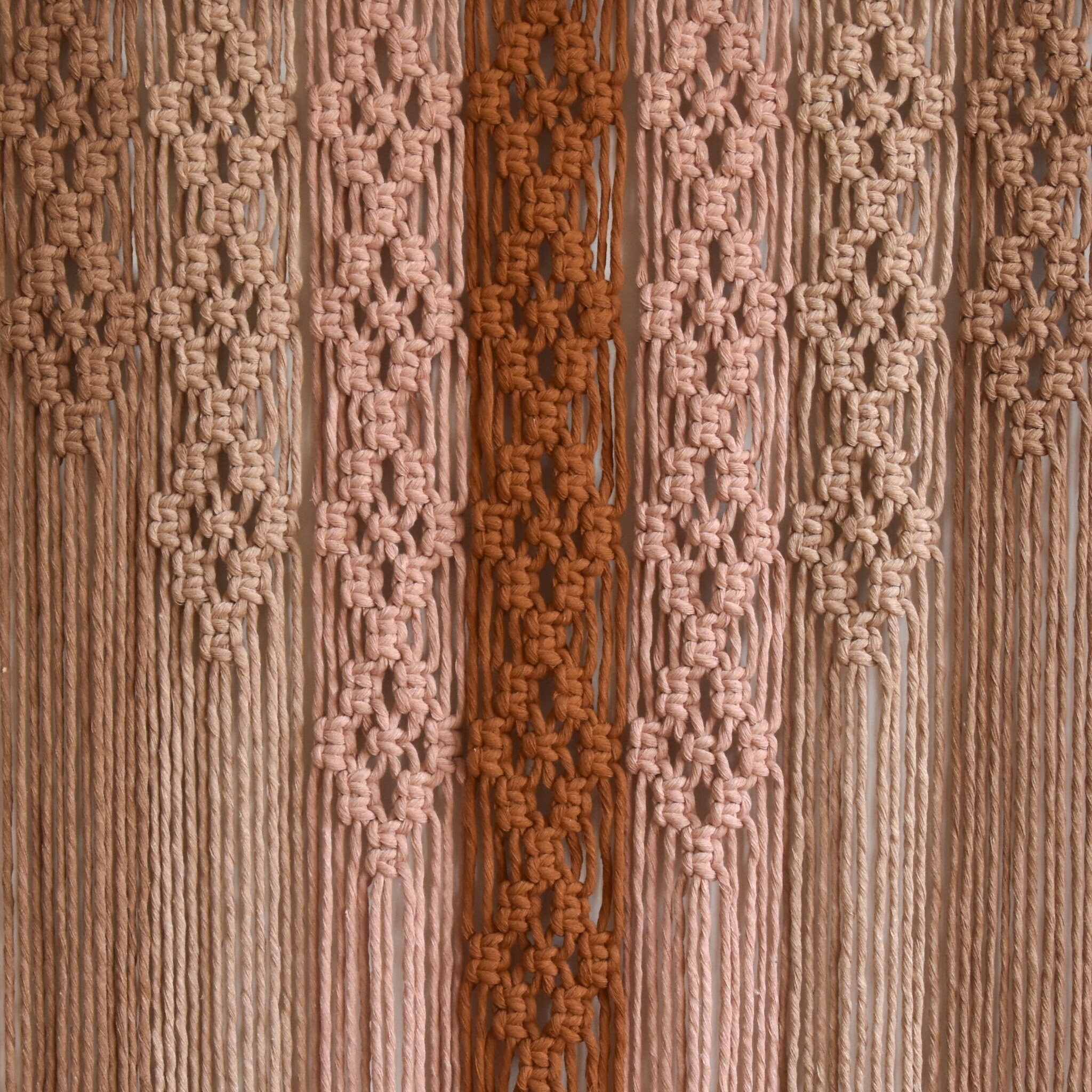 Macrame PATTERN Written PDF and Knot Guide Diy Macrame | Etsy