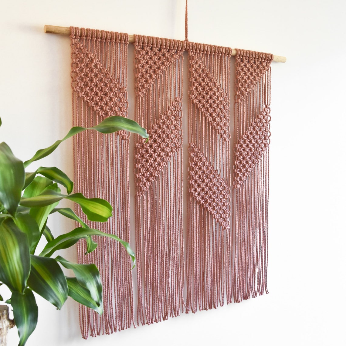 Macrame PATTERN Written PDF and Knot Guide Diy Macrame | Etsy