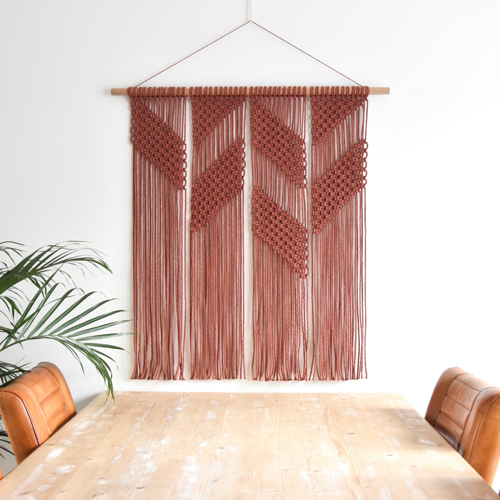 Macrame PATTERN - Written PDF and Knot Guide - Diy Macrame Wall Hanging ...