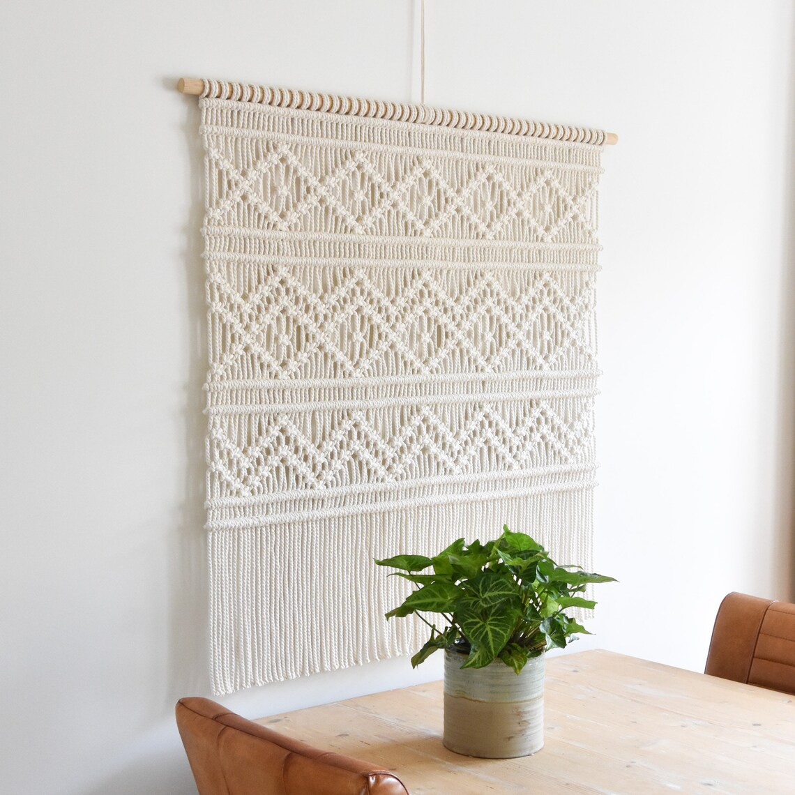 Macrame PATTERN Written PDF and Knot Guide Diy Macrame - Etsy