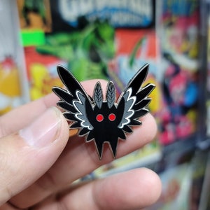 Mothman Enamel Pin - Etsy