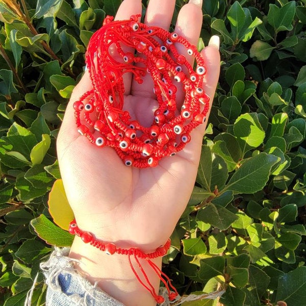 7 Knot Evil Eye Bracelet - Etsy