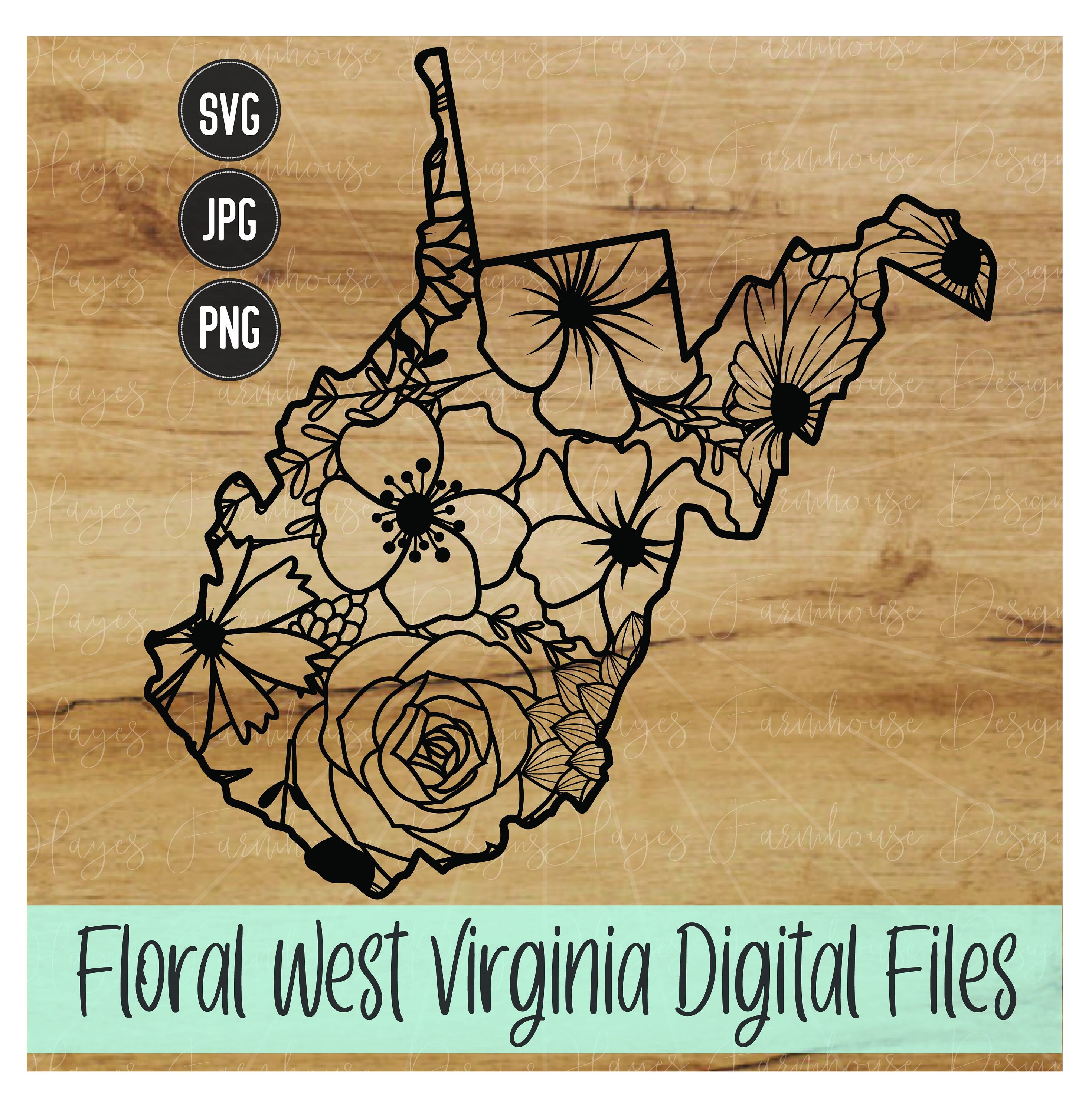 West Virginia | No Text | SVG | PNG | JPG | State of West Virginia ...