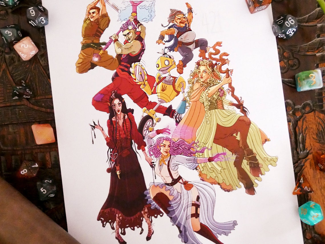 Critical Role Bells Hells A4 Poster - Etsy