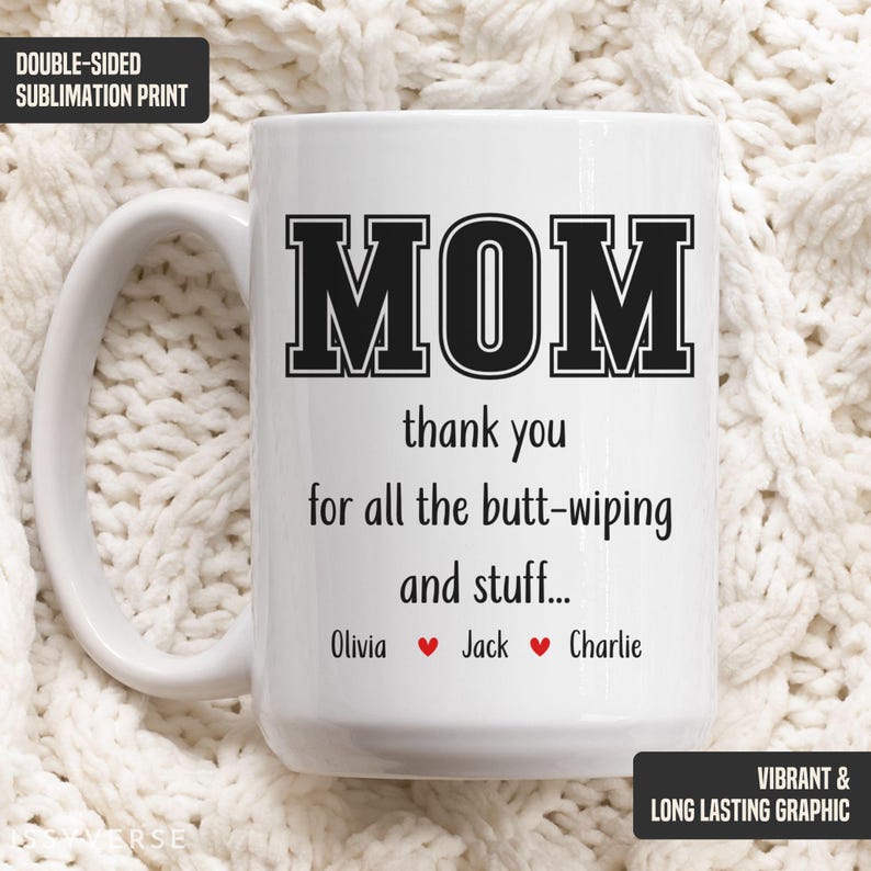 Personalized Mom Mug, Funny Mom Mug, Funny Mother's Day Mug, Mom ...