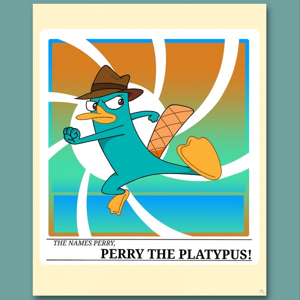 Perry the Platypus Poster - Etsy