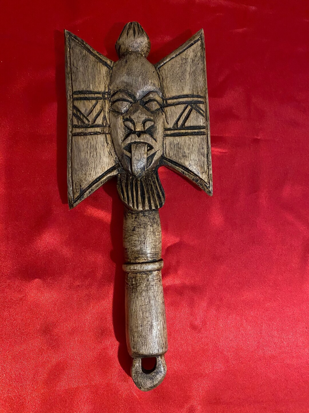 Ose Sango Wood Axe Double Edge Chango Kabiosile - Etsy
