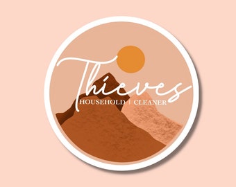 Thieves Cleaner Label - Etsy