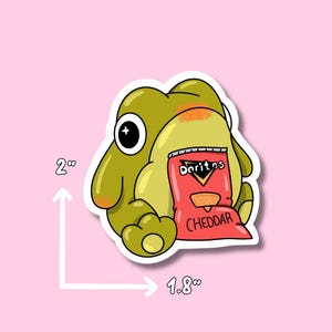 Frog Sticker || Waterproof Stickers || License Sticker || Stickers ...