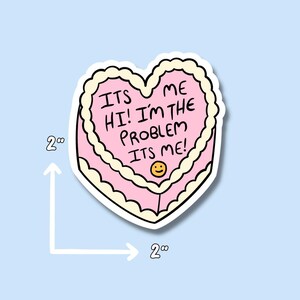 Cake Sticker || Waterproof || Summer Stickers || Sticker Aesthetic ...