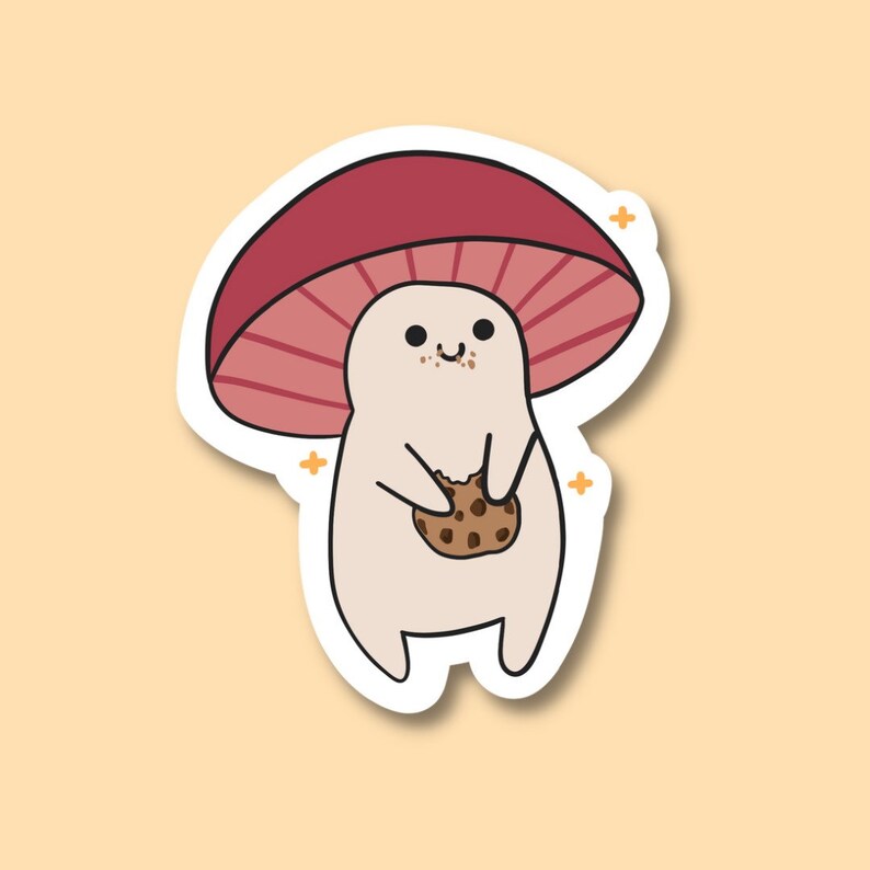 Mushroom Stickers Cute Sticker Waterproof Laptop - Etsy