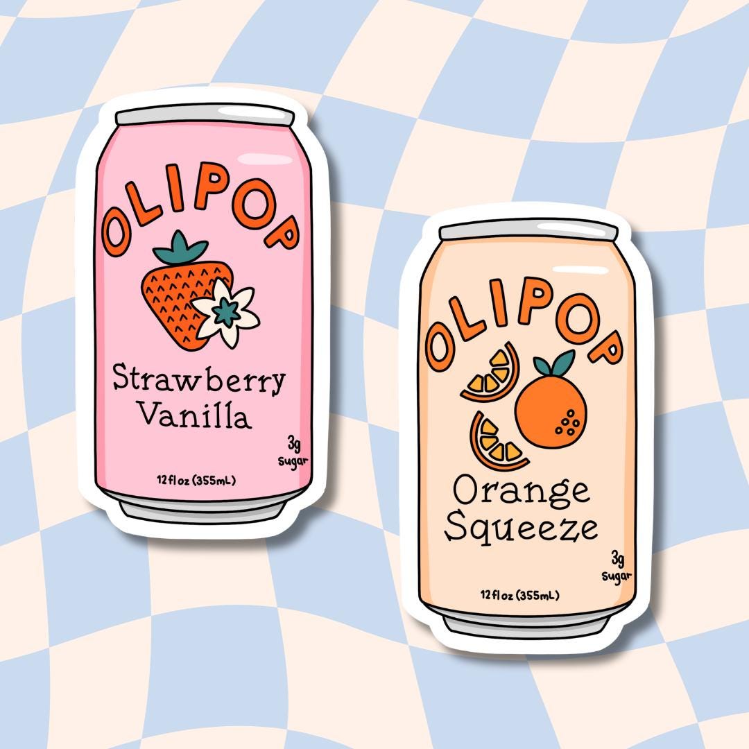 Olipop Stickers Summer Stickers Sticker Aesthetic Laptop Stickers ...