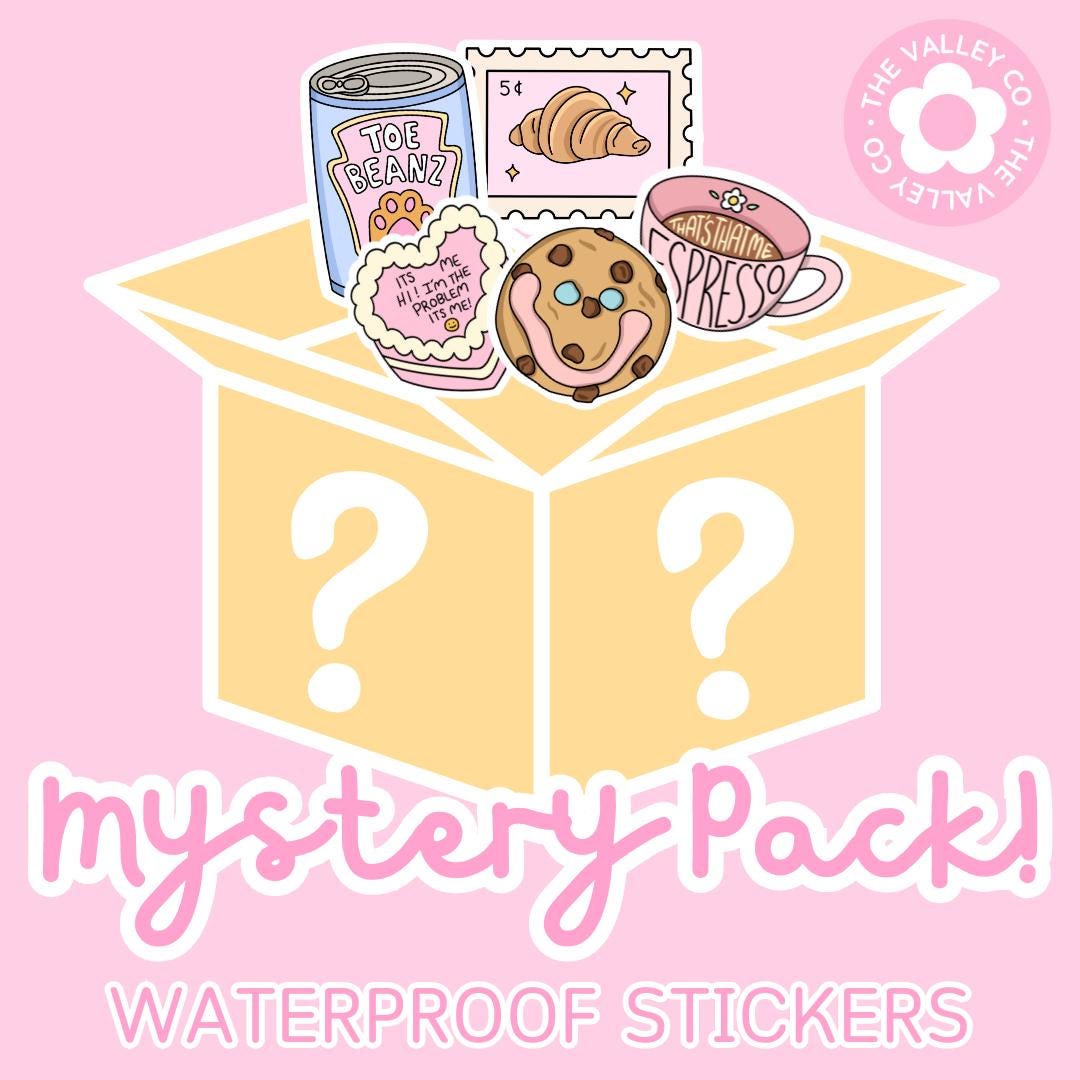 Mystery Sticker Pack || Stickers || Waterproof Stickers || Girly ...