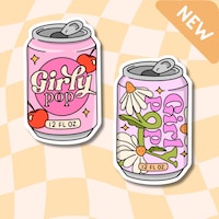 Girly Pop Sticker - Etsy