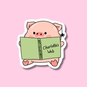 Pig Sticker Waterproof Charlottes Web Summer Stickers Laptop Stickers ...